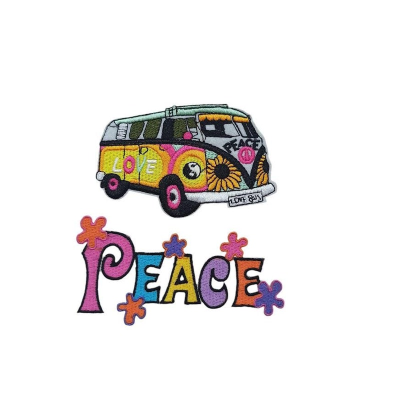 Camper Van VW Combi Bus Campervan Surfing Retro Hippie Hippy Peace ...