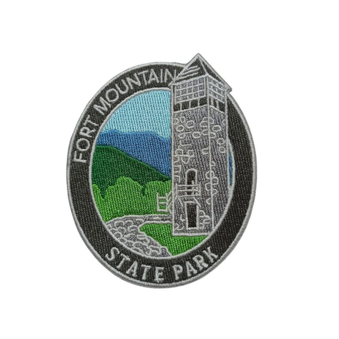 Fort Mountain State Park Patch: Georgia Travel Souvenir, Embroidered ...
