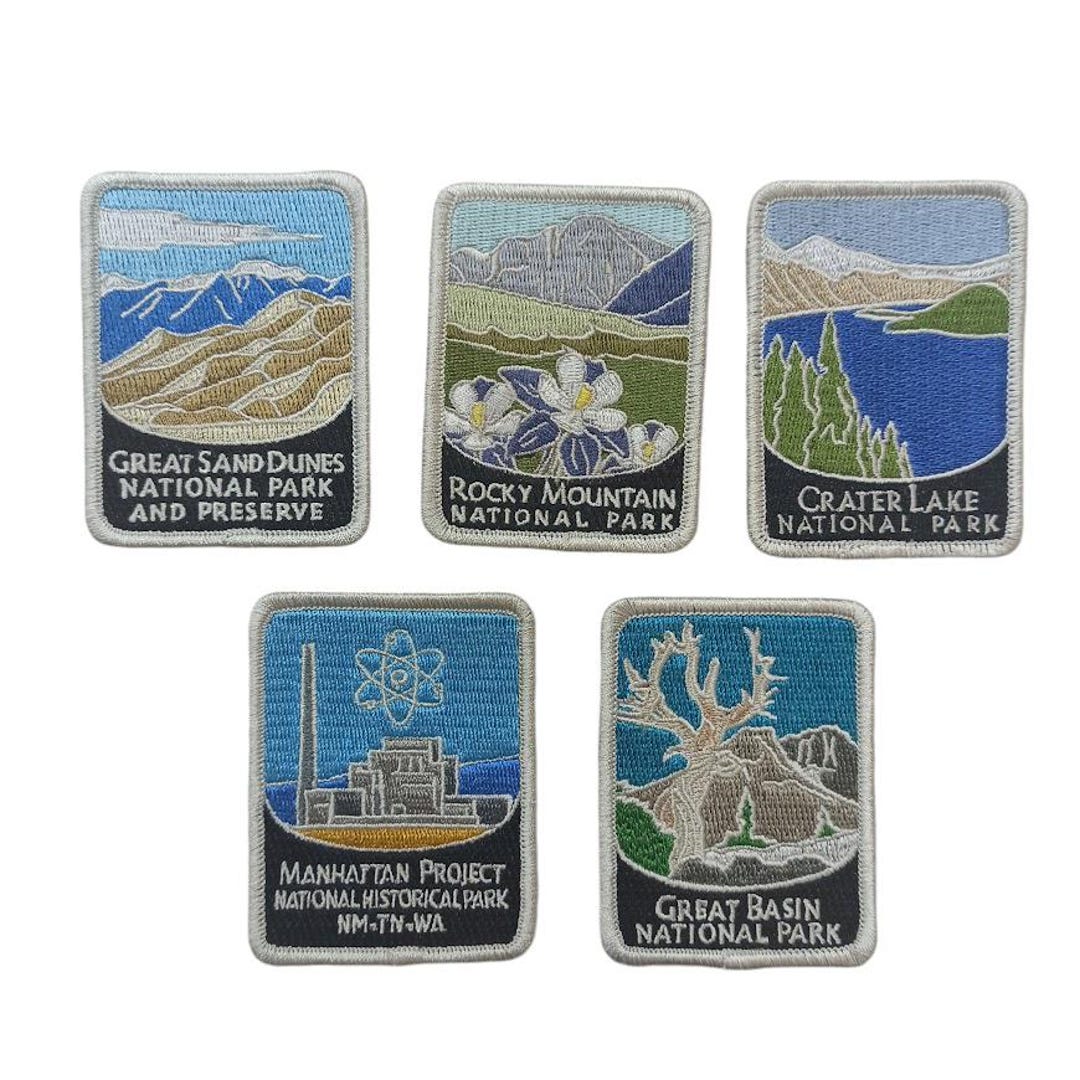 National Park Patch Rocky Mountains Colorado the Rockies Great Sand ...