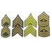US Army Military Sergeant Corporal Insignia Rank Stripes Patches 2pc ...