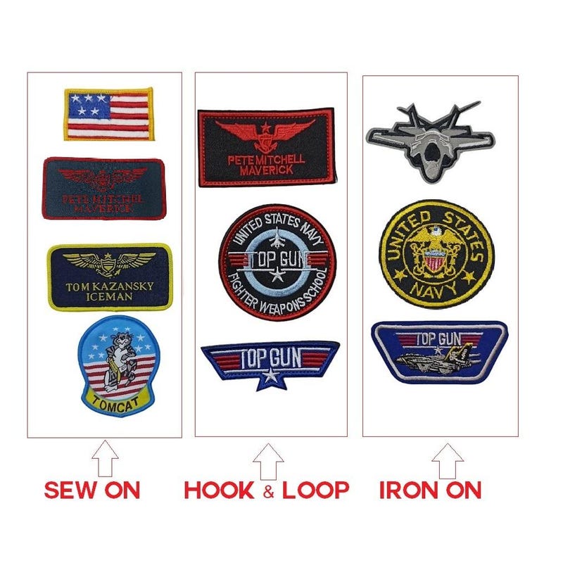 Topgun Maverick Patches - Etsy