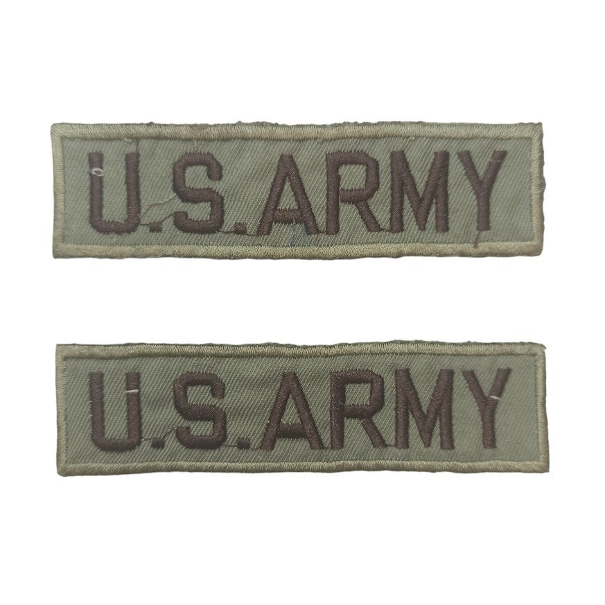 US Army Military Sergeant Corporal Insignia Rank Stripes Patches 2pc ...