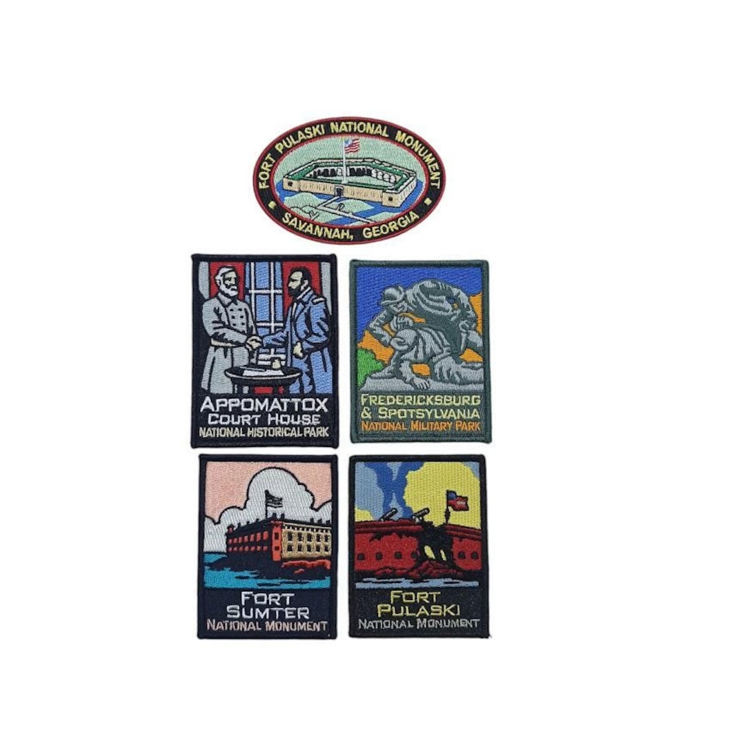 Civil War Battle Patches: Appomattox, Fredericksburg, Fort Sumter ...