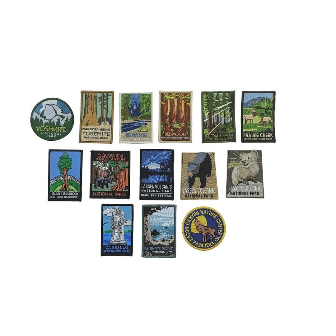 Yosemite Redwood Muir Sequoia Lassen Volcanic Cabrillo California CA US ...