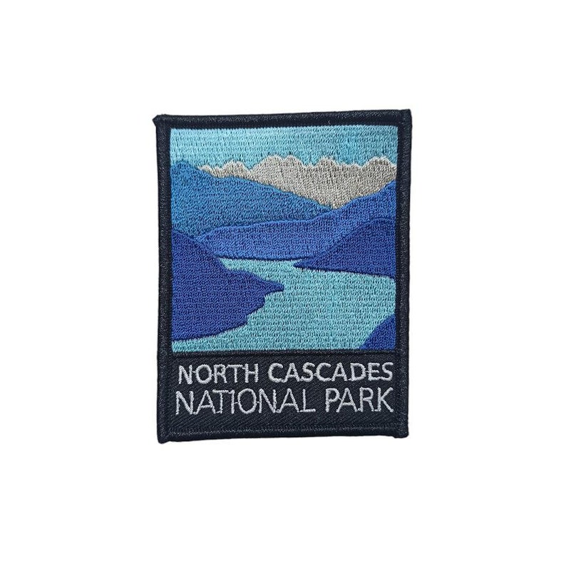 North Cascades National Park Patch: Embroidered Iron-on Applique - Etsy