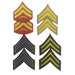 US Army Military Sergeant Corporal Insignia Rank Stripes Patches 2pc ...