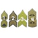US Army Military Sergeant Corporal Insignia Rank Stripes Patches 2pc ...