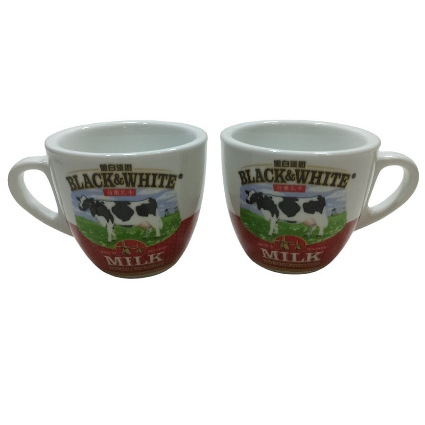 2pcs Hong Kong Milk Tea Coffee Cups Mugs 8oz 230ml Traditional Classic ...
