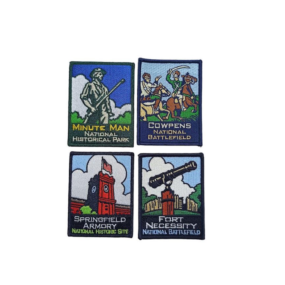 American Revolutionary War Patch Minute Man Springfield Armory Cowpens ...