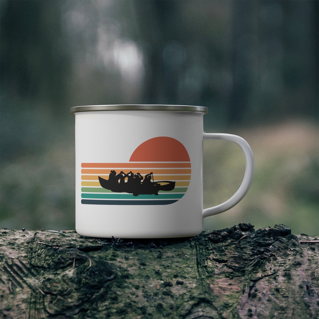 OC6 Outrigger Canoe Enamel Camping Mug - Etsy