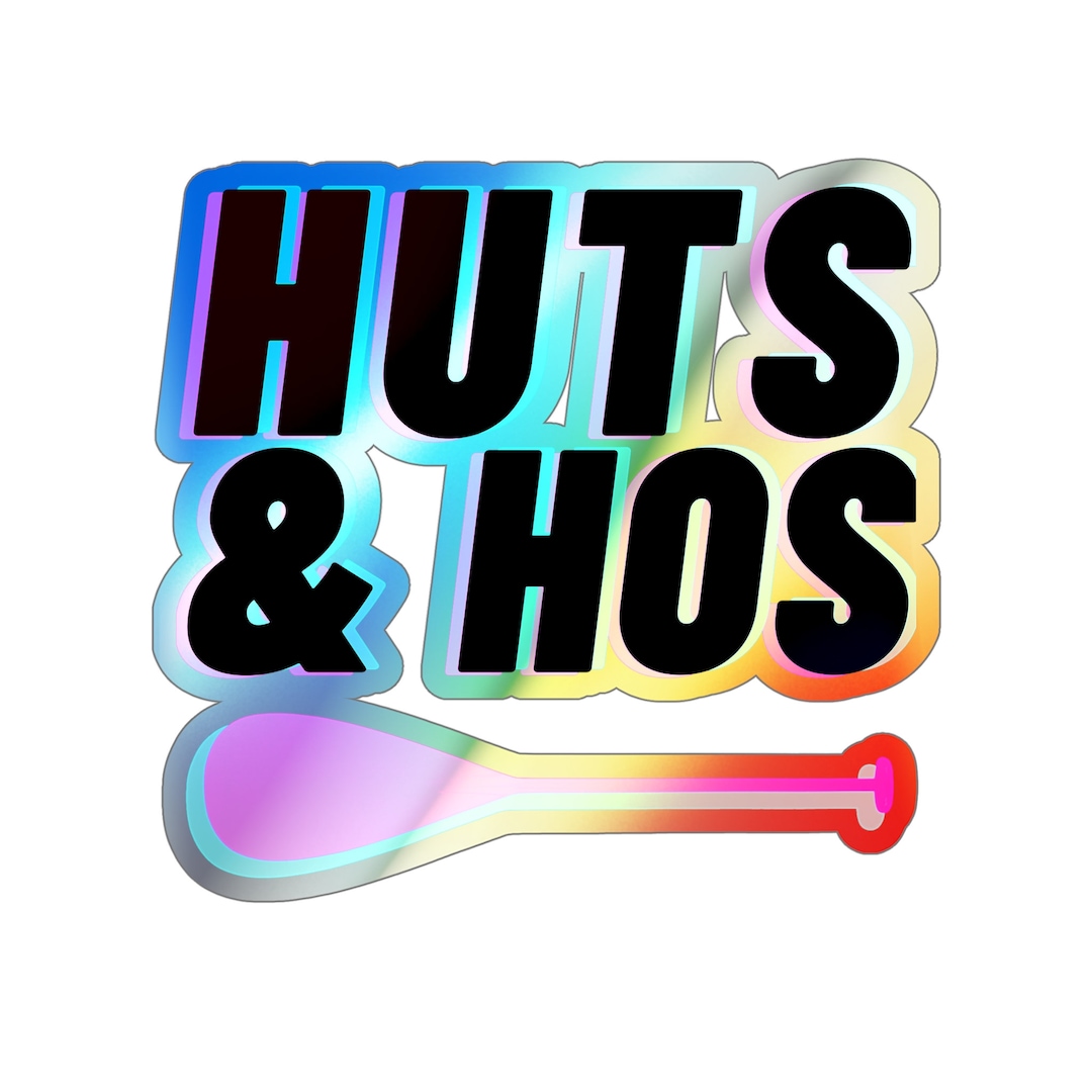 Huts and Hos Outrigger OC6 Holographic Die-cut Stickers, Gift for OC ...