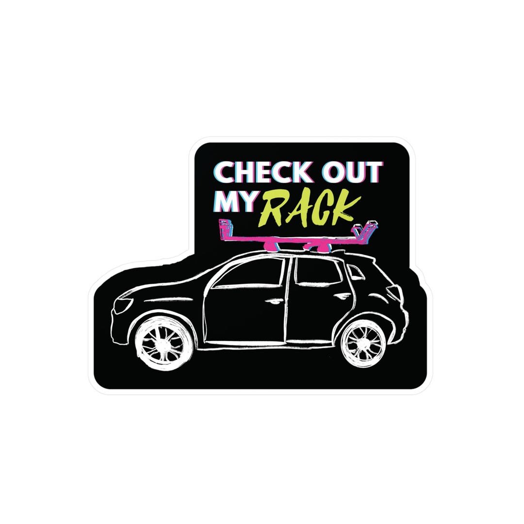 Check Out My Rack Kiss-cut Vinyl Decals, Gift for Outrigger Canoe 7 ...
