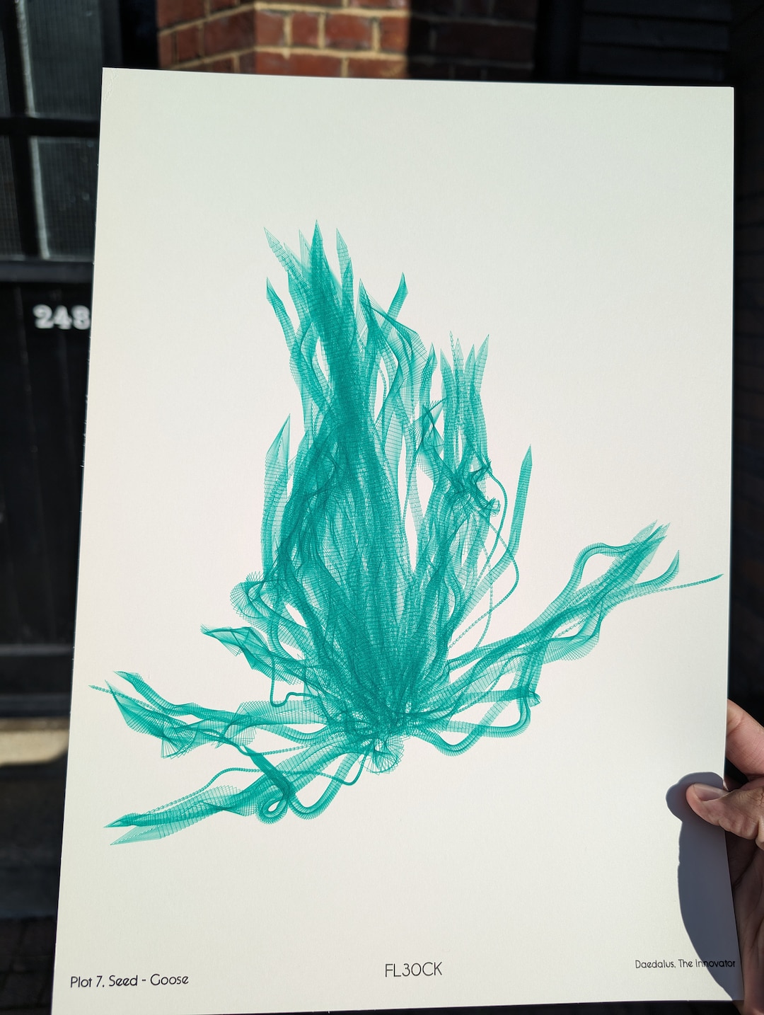 A3 Pen Plotter Art: FL30CK - 'goose' | Pen Plotter Art | Boids ...