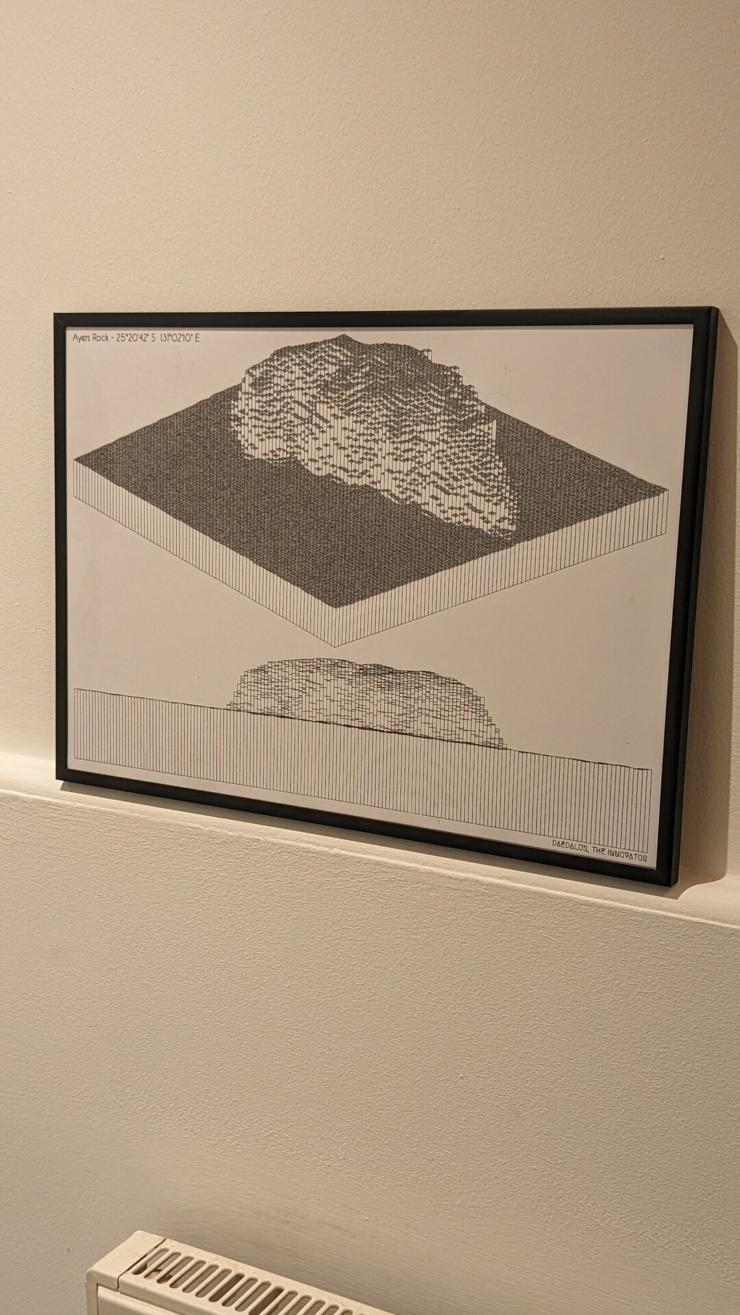 A3 Pen Plotting NASA Data Visualisation- 'pixelated Ayers Rock' | Pen ...