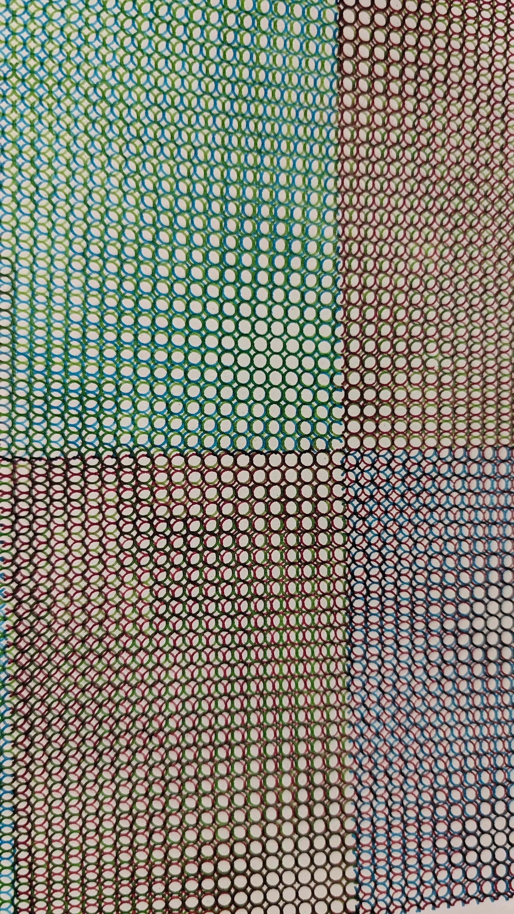 A3 Pen Plotting Generative Art 'layered Moire Pattern' Generative Art Print Ink Geometric Code ...