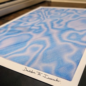 A3 Pen Plotting Generative Art - 'perlin Moire' | Generative Art Print | Ink | Geometric | Code ...