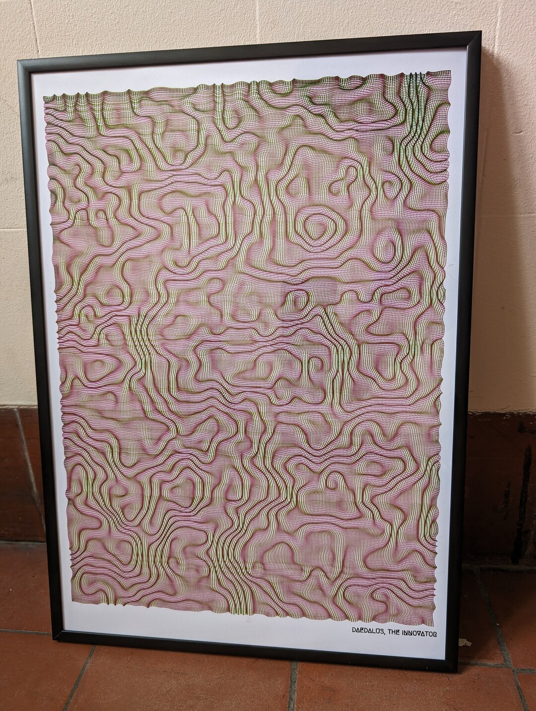 A3 Pen Plotting Generative Art - 'perlin Mesh' | Generative Art Print | Ink | Geometric | Code ...