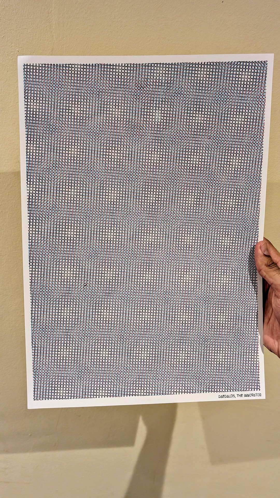 A3 Pen Plotting Generative Art - 'layered Moire Pattern' | Generative Art Print | Ink ...