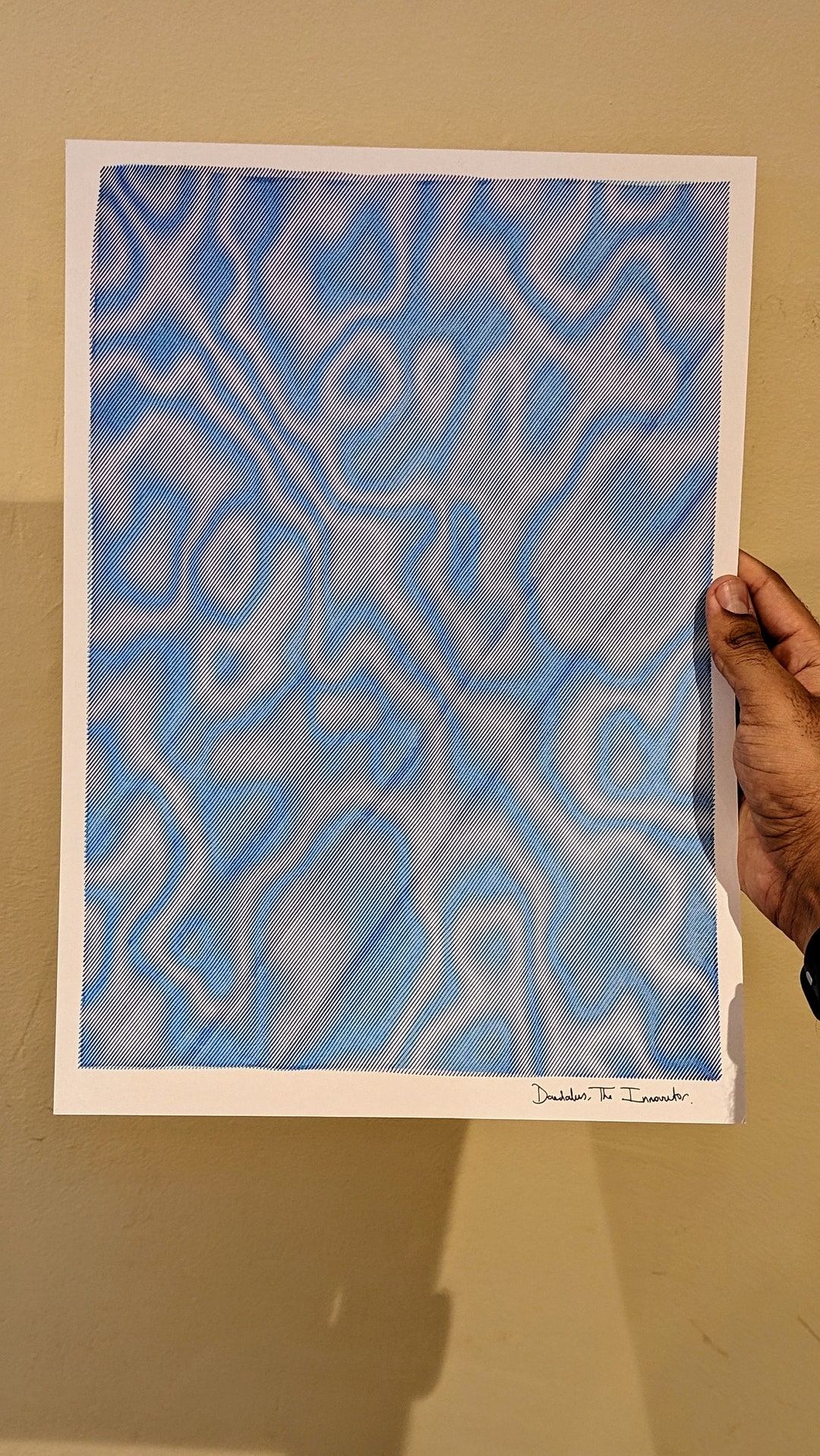 A3 Pen Plotting Generative Art - 'perlin Moire' | Generative Art Print | Ink | Geometric | Code ...