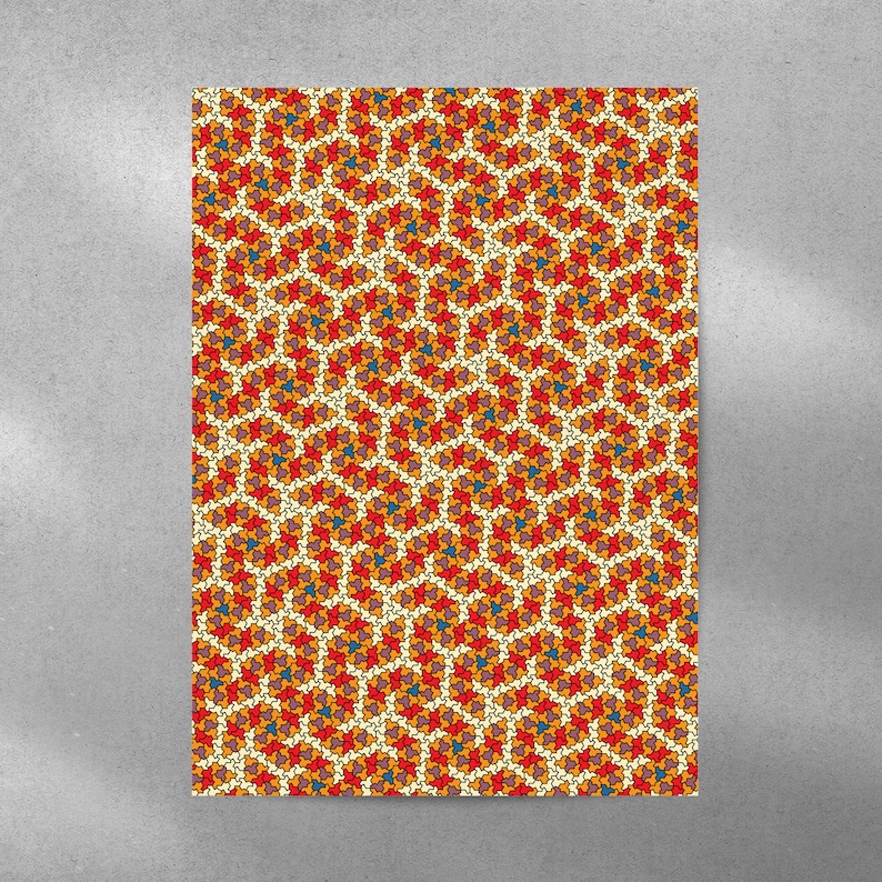 Original Print of a the Einstein Tile | Einstein Hat Tile | Teacher ...