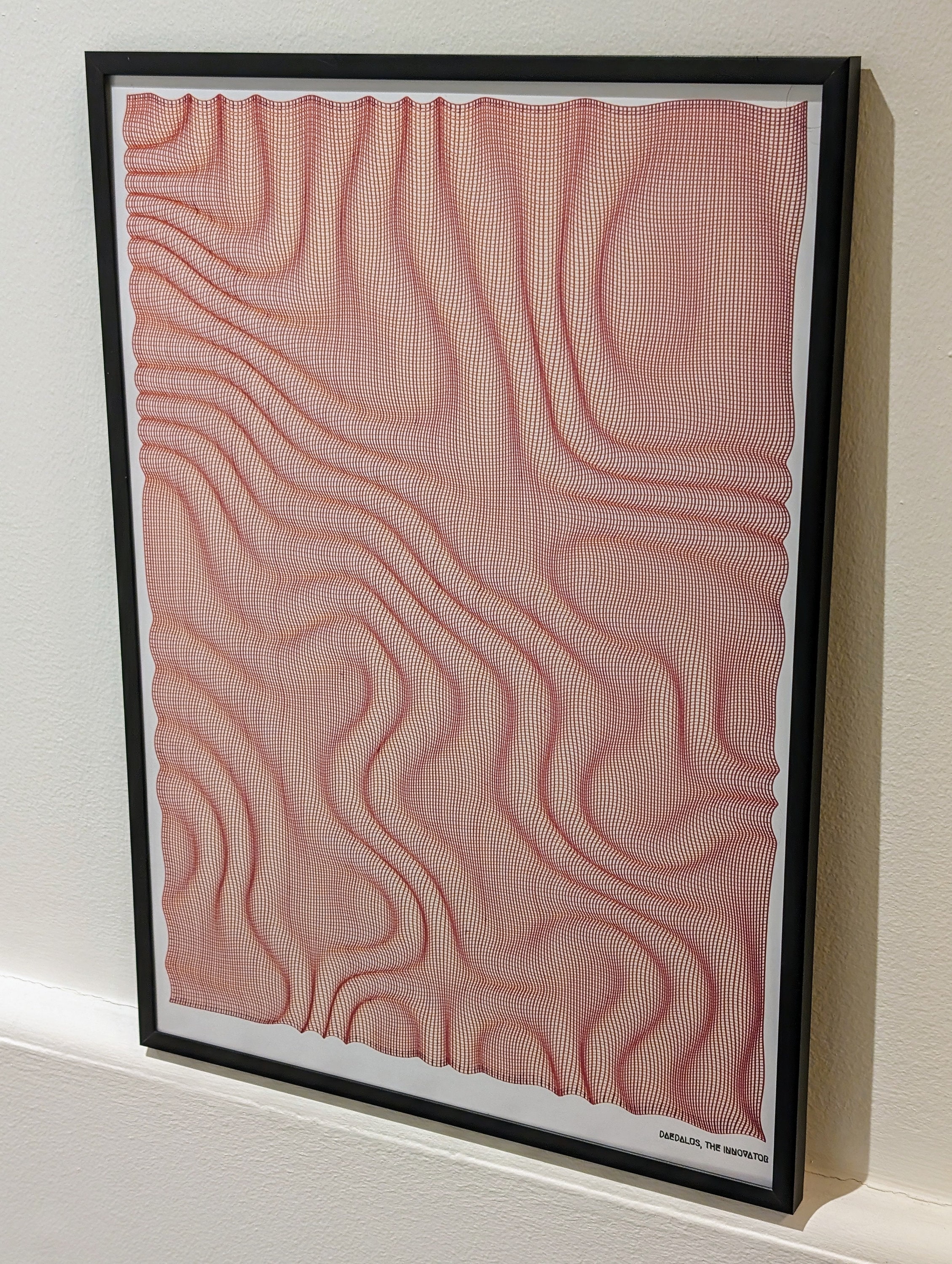 A3 Pen Plotting Generative Art 'perlin Mesh' Generative Art Print Ink ...