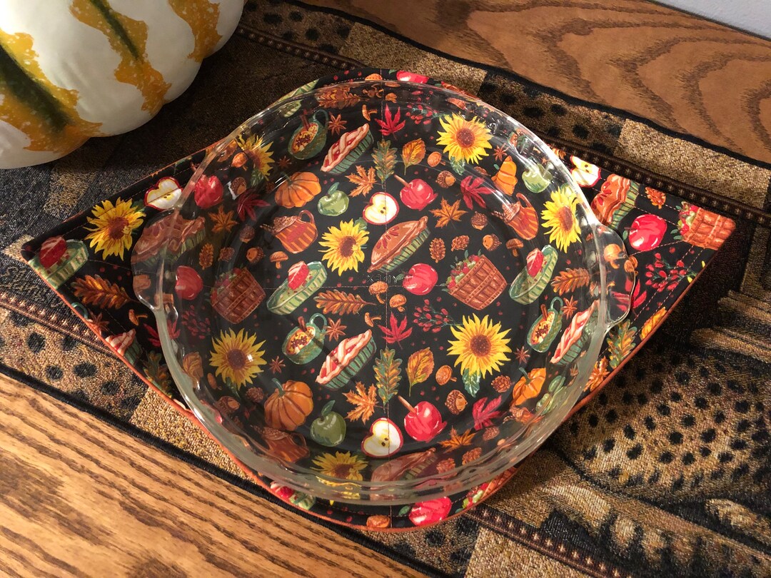 Pie Plate Cozy, Pie Cozy, Thanksgiving, Hostess Gift, Housewarming ...