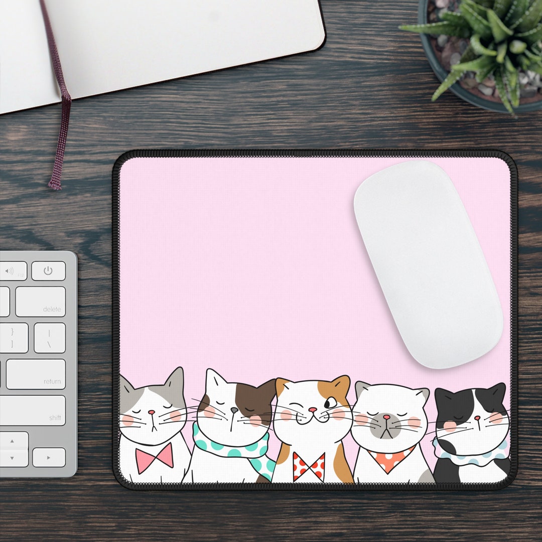 Cat Desk Mat Office Accessories / Mouse Pad Office Desk Mat / Gifts ...