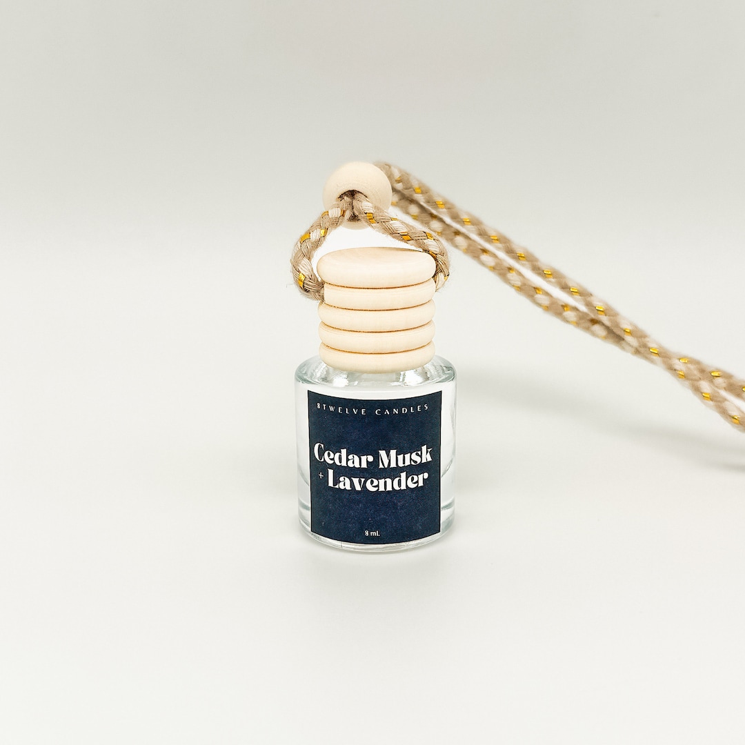 Cedar Musk Lavender Car Diffuser Hanging Car Scent Car Freshener ...