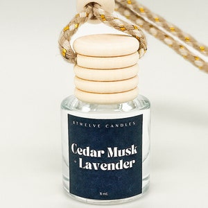 Cedar Musk Lavender Car Diffuser Hanging Car Scent Car Freshener ...