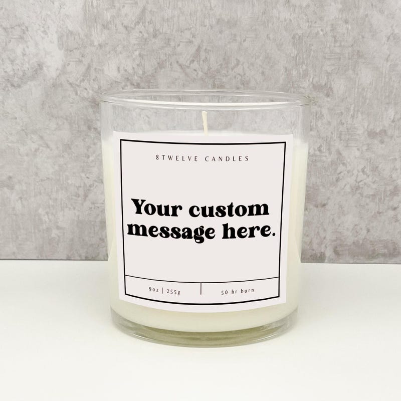 Personalized Candles - Etsy