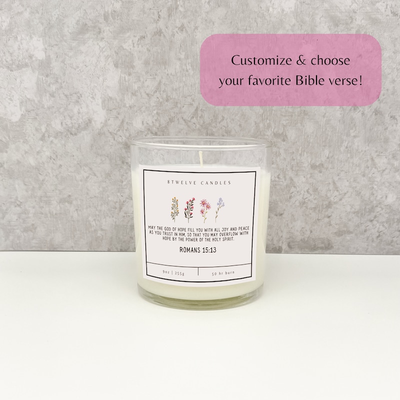 Bible Verse Candles - Etsy
