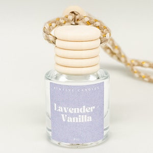 Lavender Vanilla Car Diffuser Hanging Car Freshener Oil Diffuser for ...