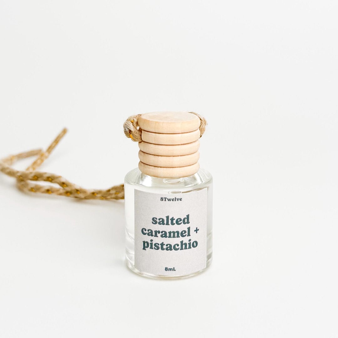Salted Caramel Pistachio Car Diffuser | Hanging Air Freshener - Etsy