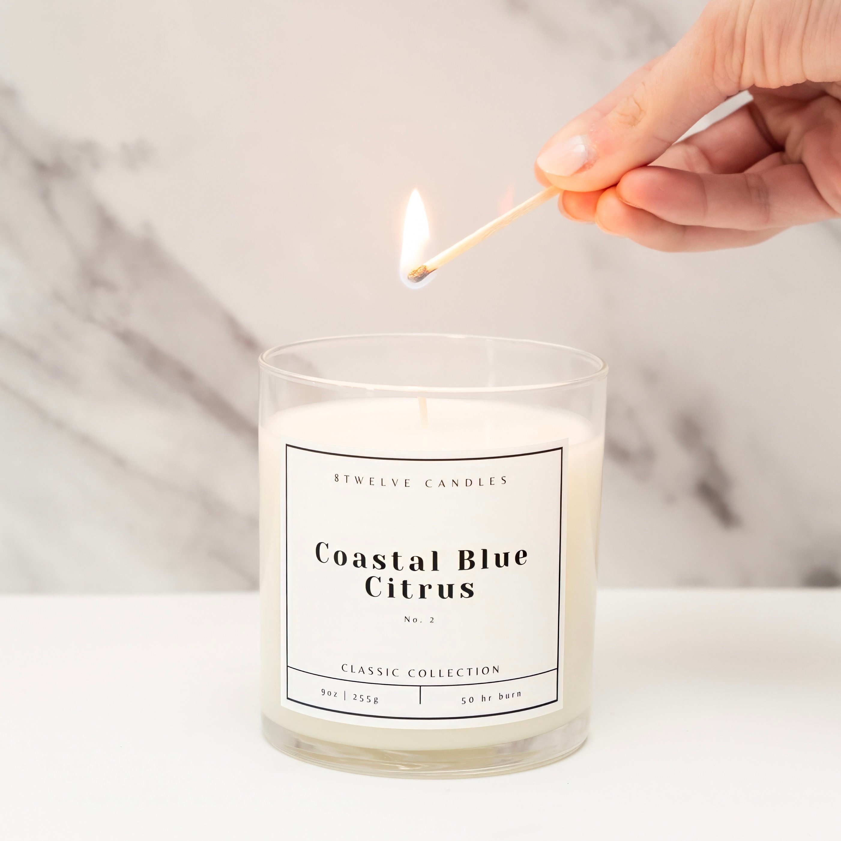 Citrus Candle Gift Candle Scented Handmade Candle Aesthetic Home Decor ...