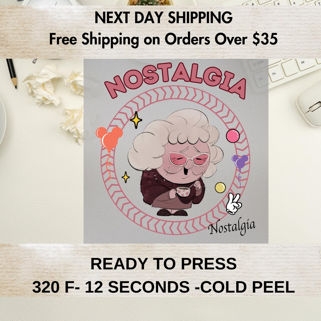 Inside Out Nostalgia Ready to Press, Inside Out Nostalgia Dtf Transfer ...
