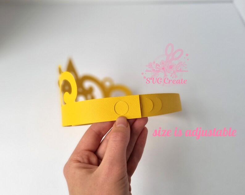 Queen Crown Svg, King Pdf Template, Paper Birthday Hat - Etsy