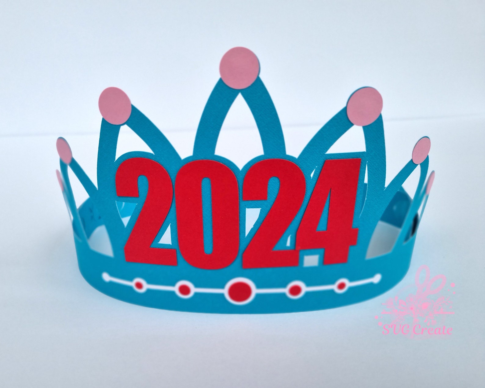 Crown Svg 2024, Christmas Party, Party Hat, Christmas Decor, Tiara Svg ...