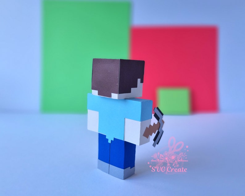 Steve 3D Paper Doll, Steve Svg, DIY Cut and Print - Etsy