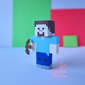 Steve 3D Paper Doll, Steve Svg, DIY Cut and Print - Etsy