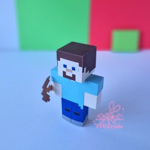 Steve 3D Paper Doll, Steve Svg, DIY Cut and Print - Etsy