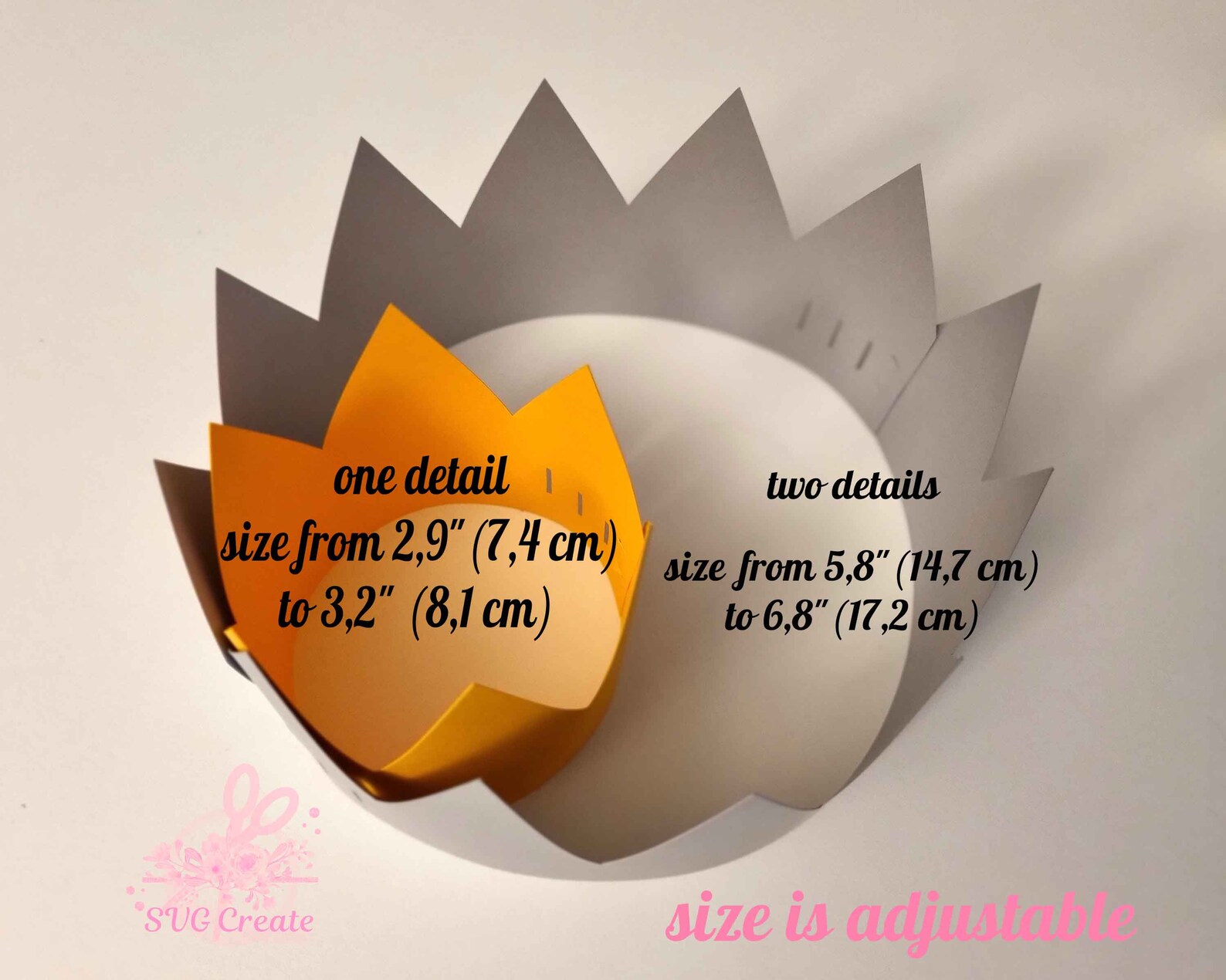 Paper Crown Svg, Tiara Svg, King Crown Pdf Template, Birthday Crown Svg ...