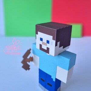 Steve 3D Paper Doll, Steve Svg, DIY Cut and Print - Etsy