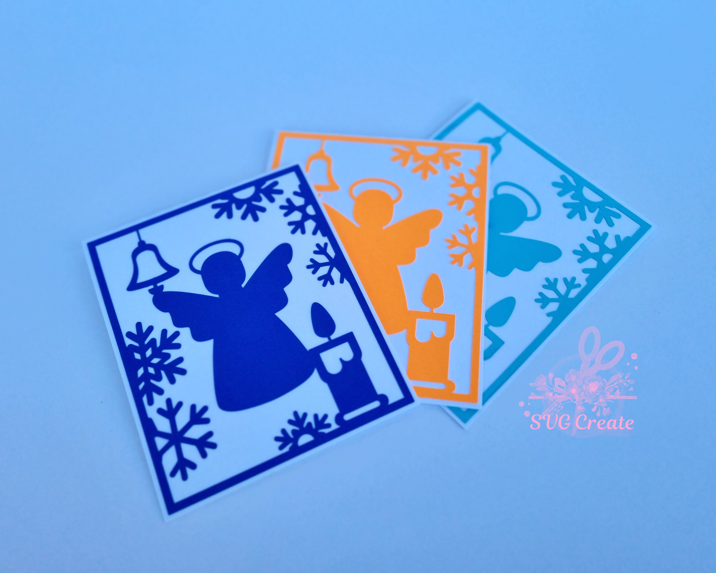 Christmas Card With Angel Christmas Svg 2024 Family - Etsy