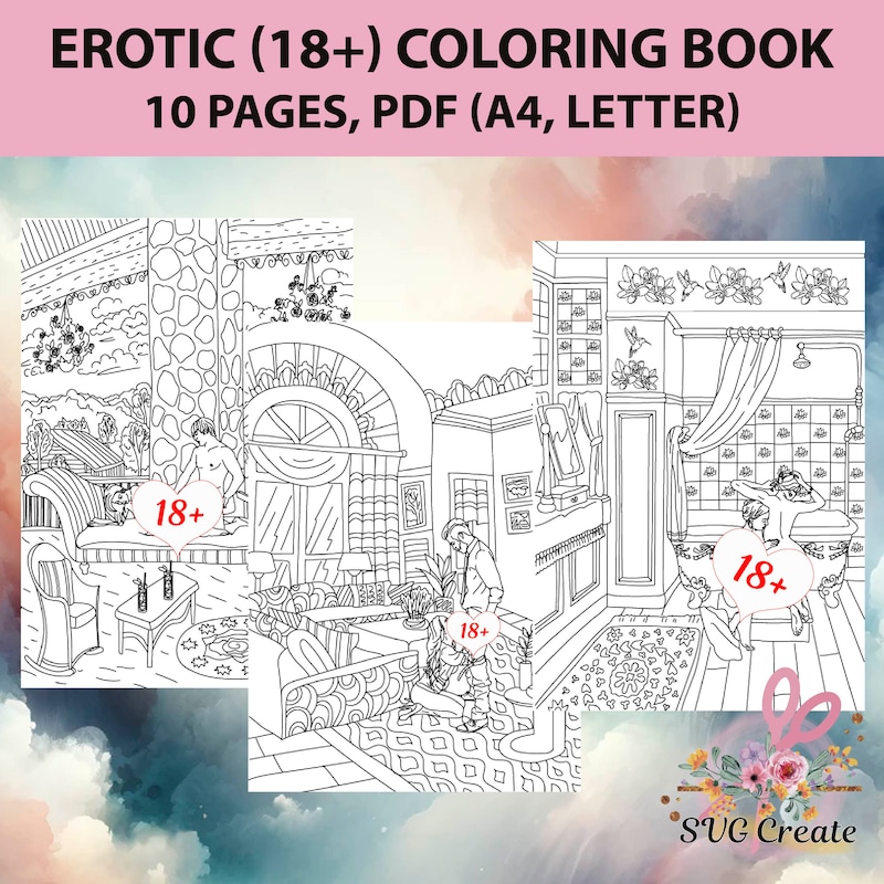 Sex Coloring Book Etsy