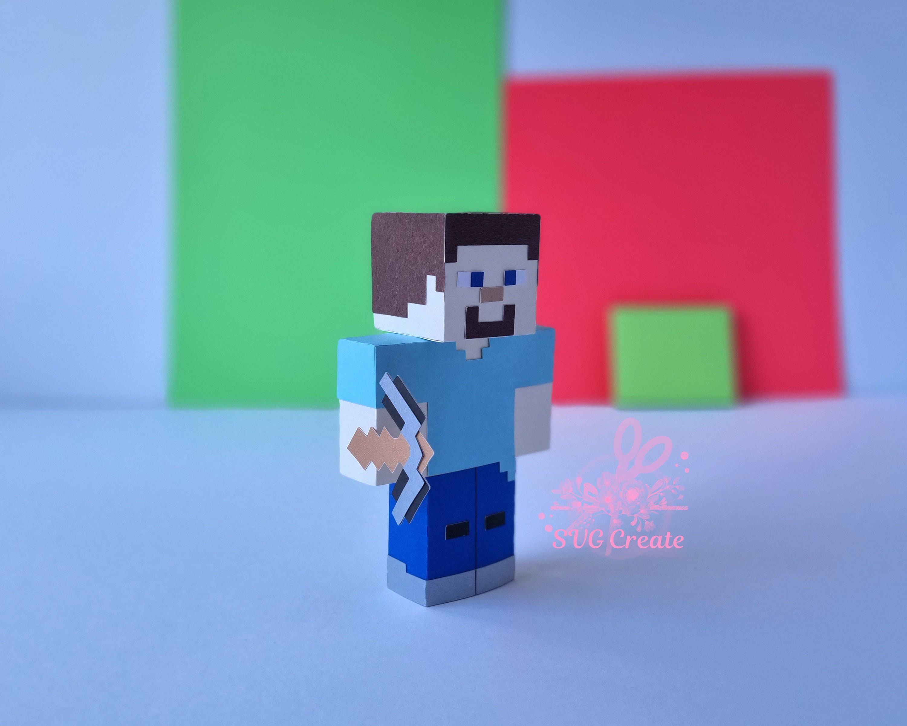 Steve 3D Paper Doll, Steve Svg, DIY Cut and Print - Etsy