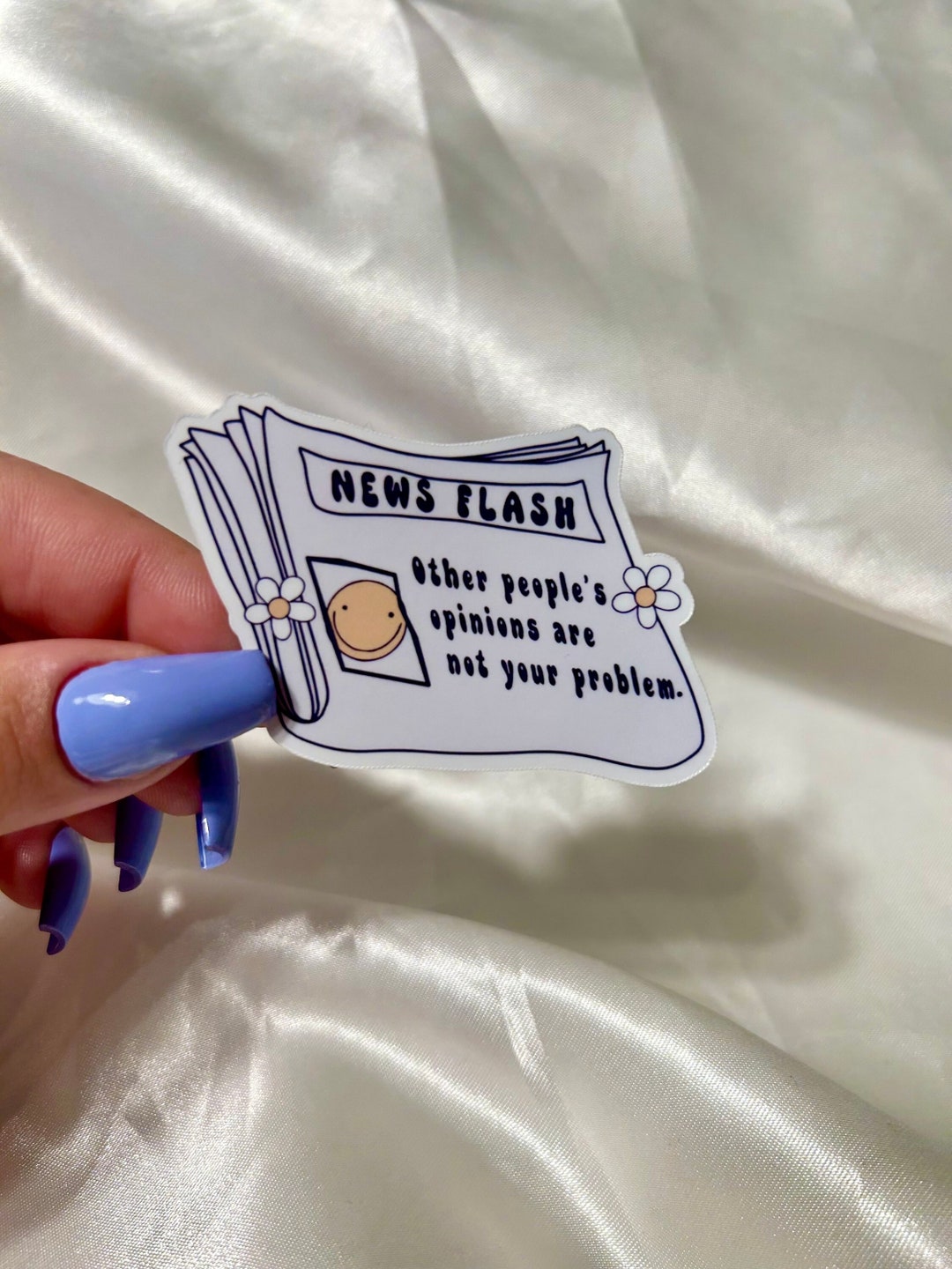 News Flash Sticker Waterproof Sticker Laptop Decal Water Bottle Decal ...