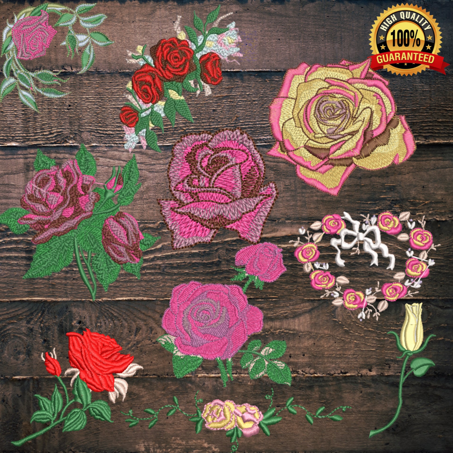 FLORAL EMBROIDERY BUNDLE Designs for Embroidery Machines, Embroidery ...