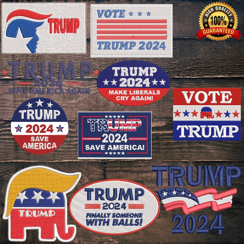USA Embroidery Designs Bundle: State, Military, & Political (digital ...
