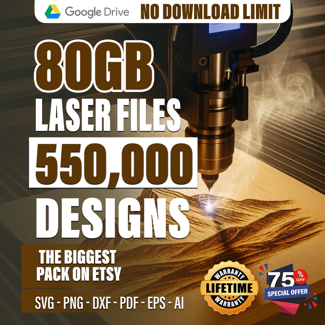 ULTRA BUNDLE LASER Engraving Designs for Diode Lasers Co2 Lasers,fiber ...