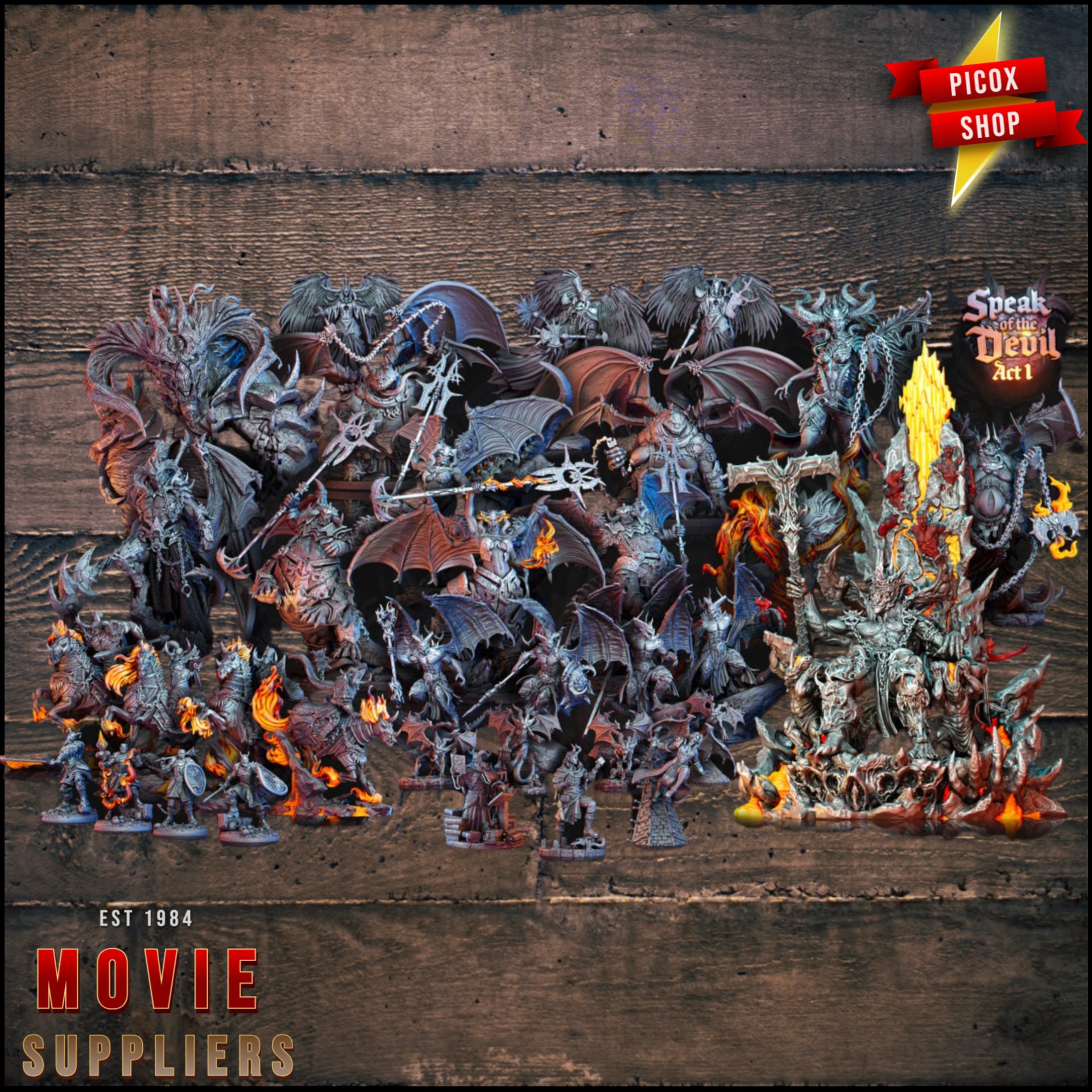 Pack DND MINIATURES Stl Files for 3D Printing, Miniatures, RPG ...